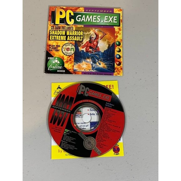 Video Games & Consoles | Rare Vintage Pc Games Exe September 1997 Cd ...